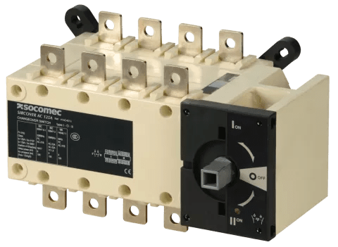 41AC4013 - Manual Transfer switch SIRCOVER 4P 125A Front Operation