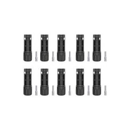 Pack of 10 MC4 EVO2 1500V 4-6mm Female Solar Connectors for PV Cable ...