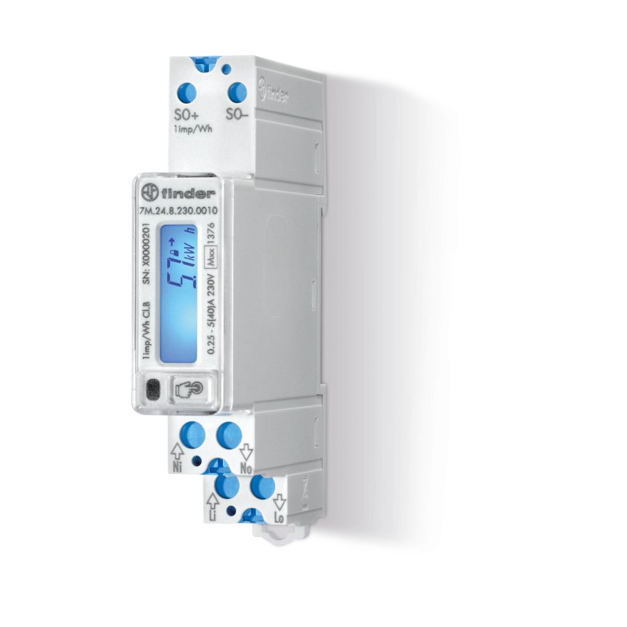 48503059 - COUNTIS E02 direct 40A MID single phase energy meter - SOCOMEC